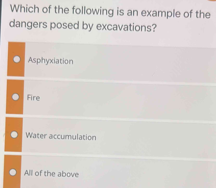 Solved: Which of the following is an example of the dangers posed by ...