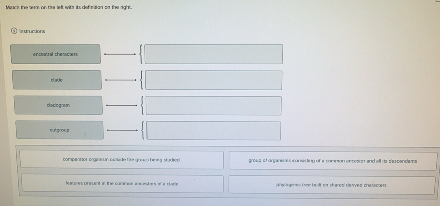 Solved: Match the term on the left with its definition on the right ...