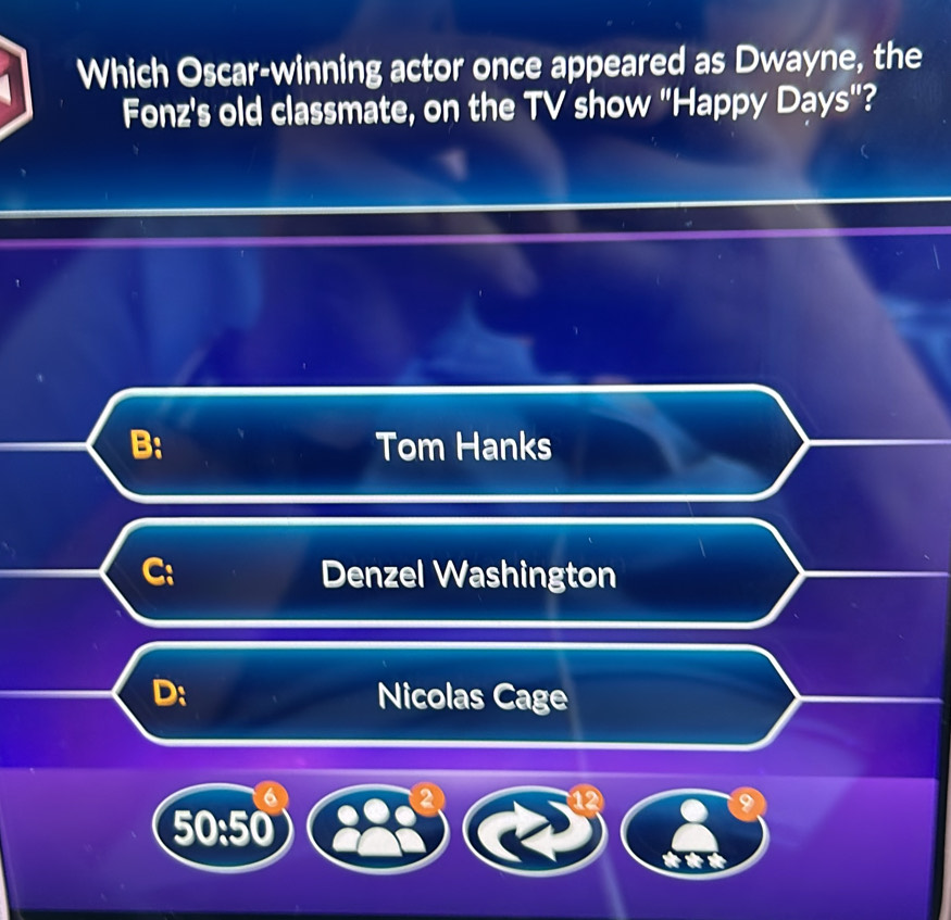 Solved: Which Oscar-winning actor once appeared as Dwayne, the Fonz's ...