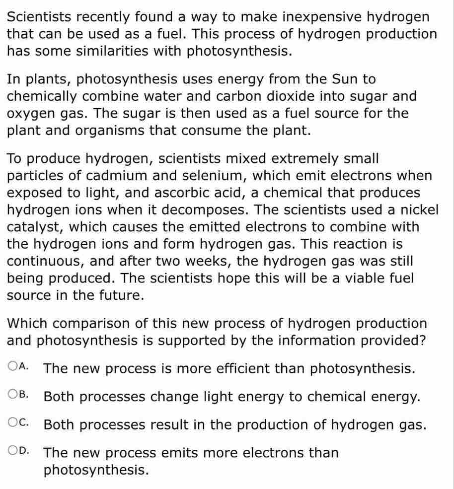 Scientists recently found a way to make inexpensive hydrogen that can ...