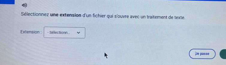 Résolu :Sélectionnez une extension d'un fichier qui s'ouvre avec un ...