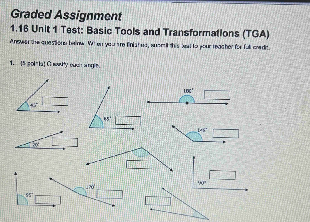 Solved: Graded Assignment 1.16 Unit 1 Test: Basic Tools and ...