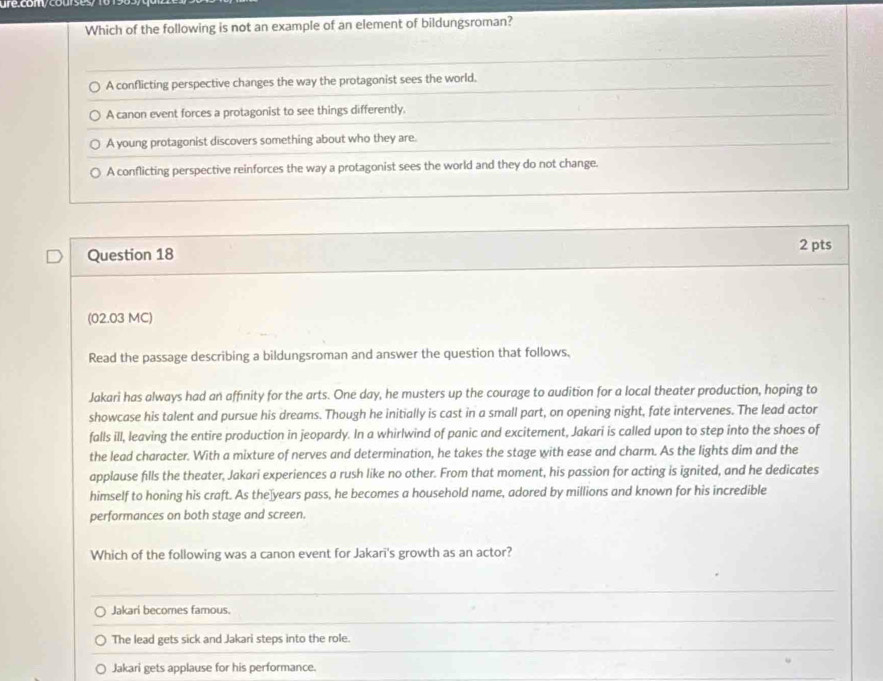 Solved: Which of the following is not an example of an element of ...