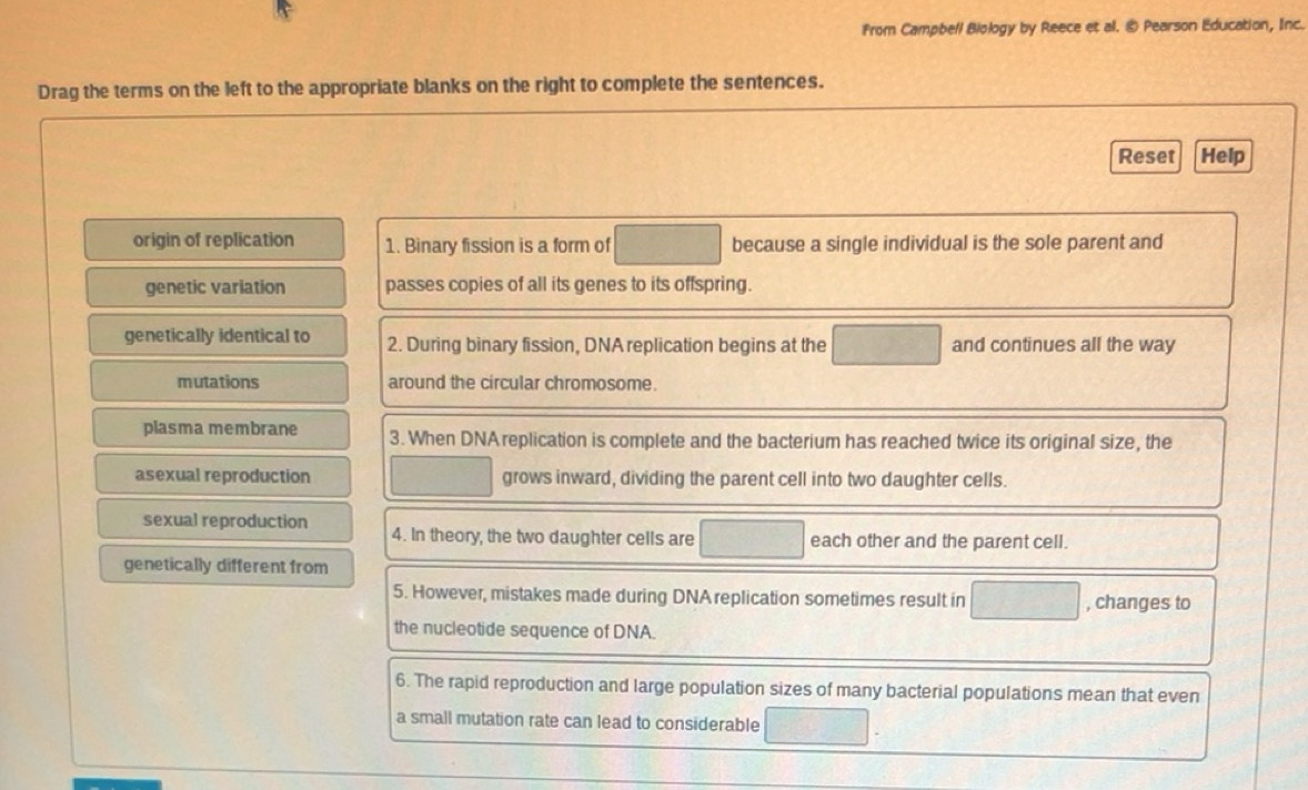 Solved: From Campbell Biology by Reece et al. ® Pearson Education, Inc ...