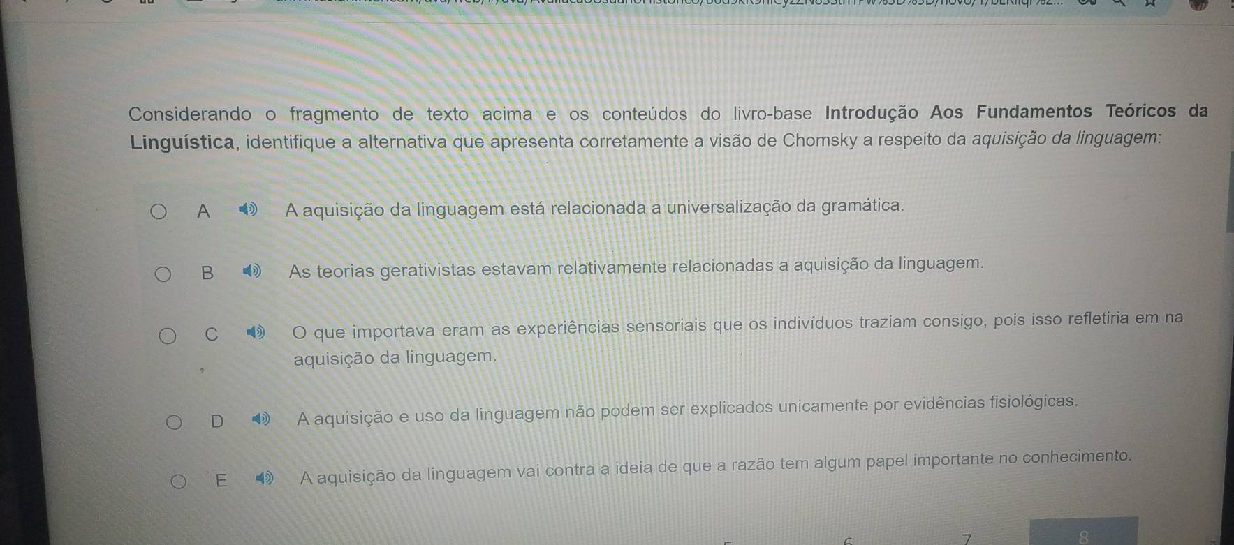Resolvido:Considerando o fragmento de texto acima e os conteúdos do ...