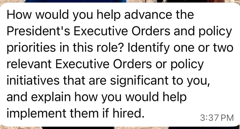 Solved: How would you help advance the President's Executive Orders and ...