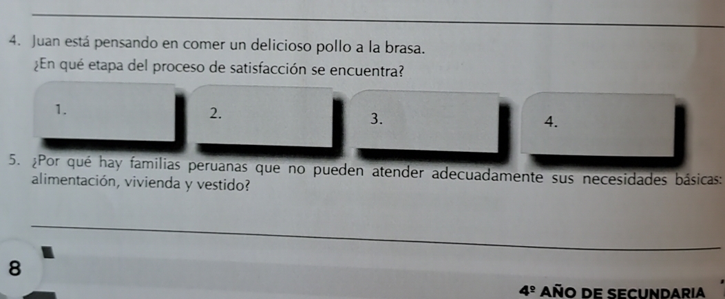 Resuelto:Juan está pensando en comer un delicioso pollo a la brasa. ¿En ...