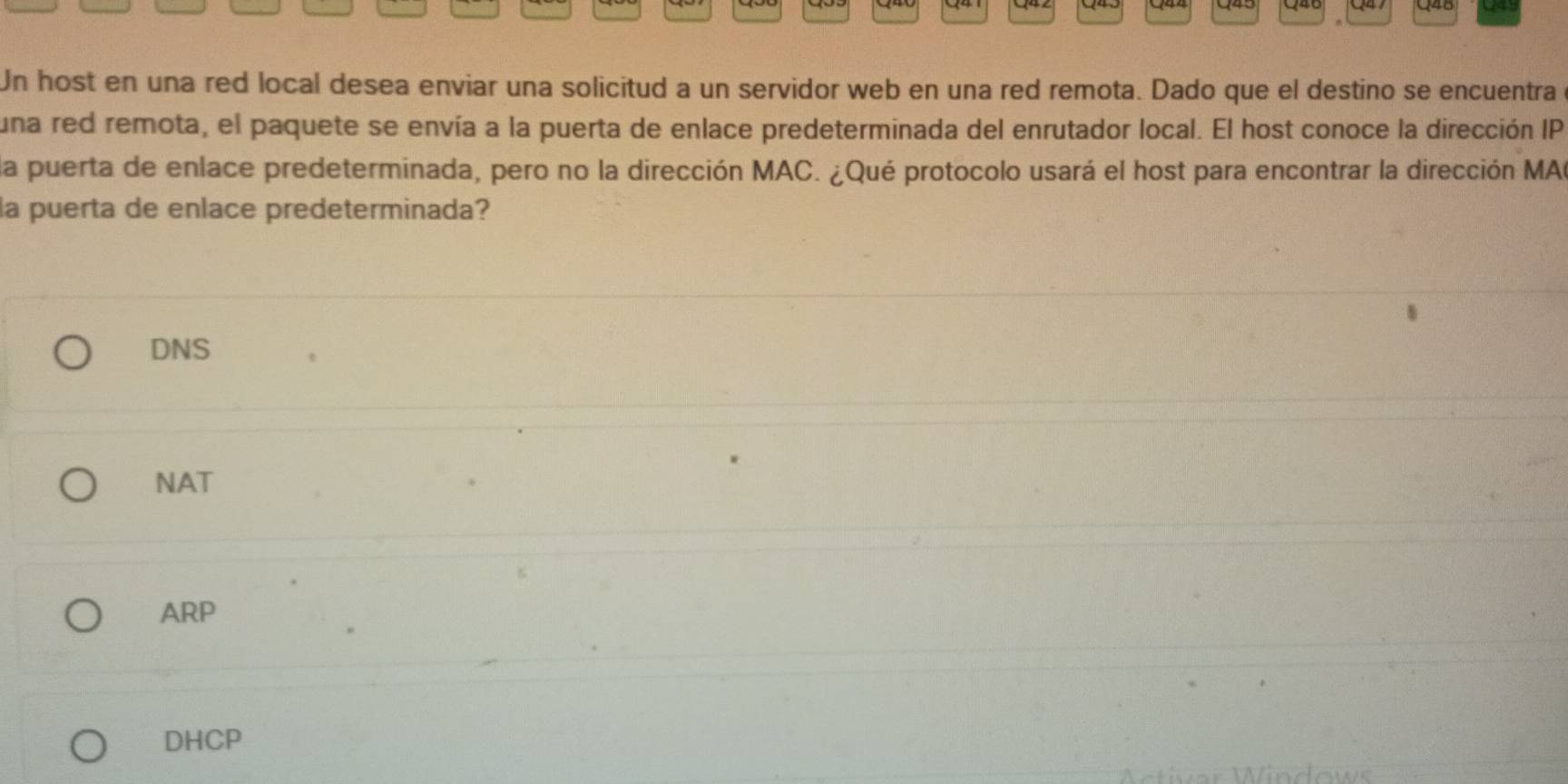 Resuelto:Un host en una red local desea enviar una solicitud a un ...