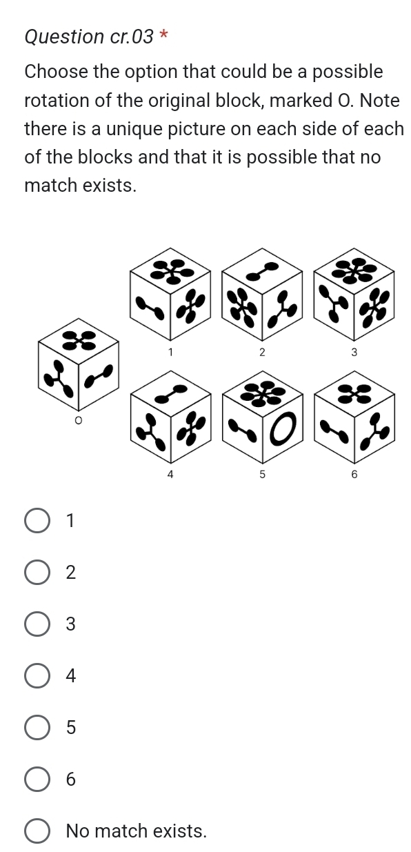 Solved: Question cr.03 * Choose the option that could be a possible ...