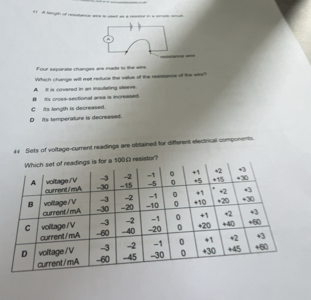 Telah dijawab:A length of resistance wire is used as a resistor in a ...