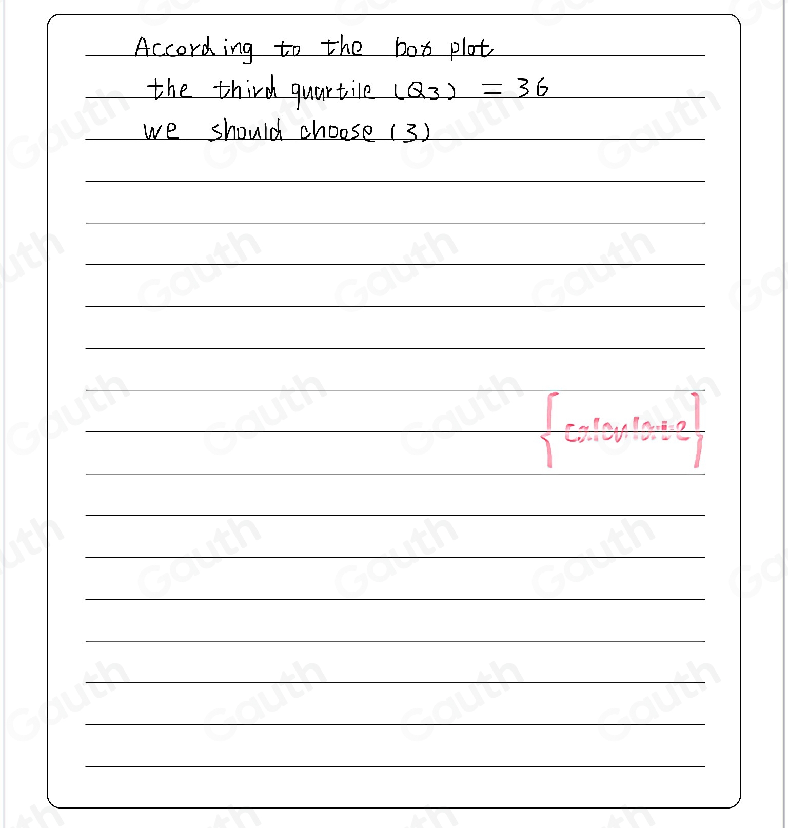 Solved: What is the value of the third quartile in the box plot shown ...
