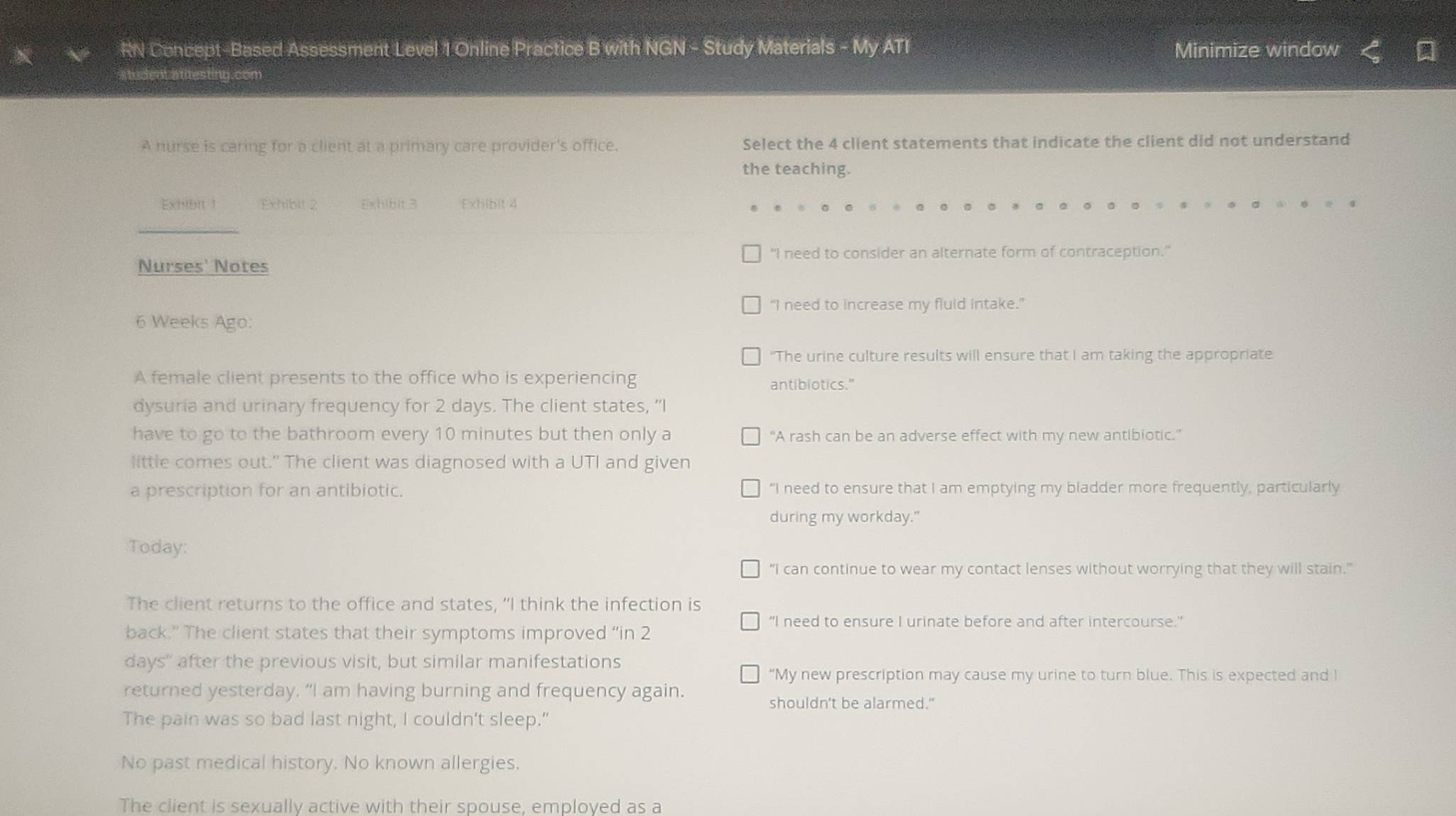 Solved: RN Concept-Based Assessment Level 1 Online Practice B with NGN ...
