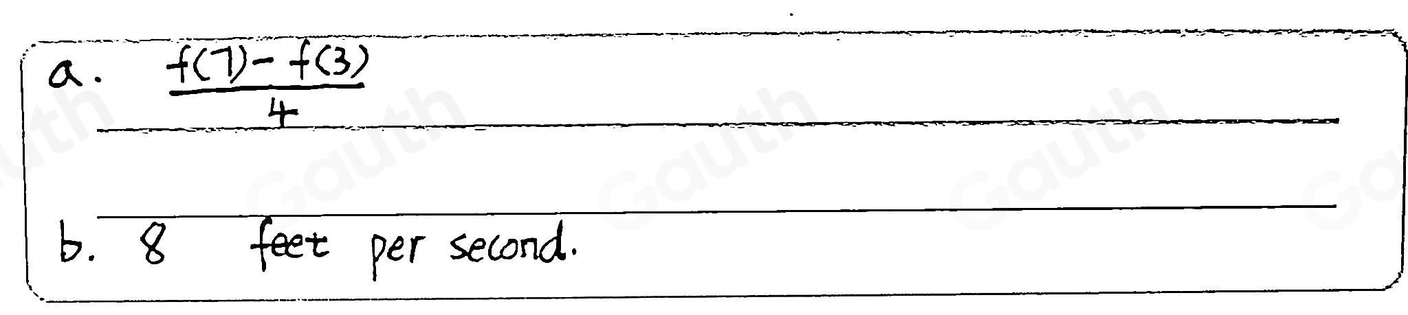 Solved: The distance in feet, f(t) , of a car north of an intersection ...