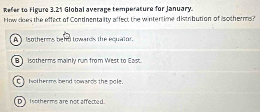 Solved: Refer to Figure 3.21 Global average temperature for January ...
