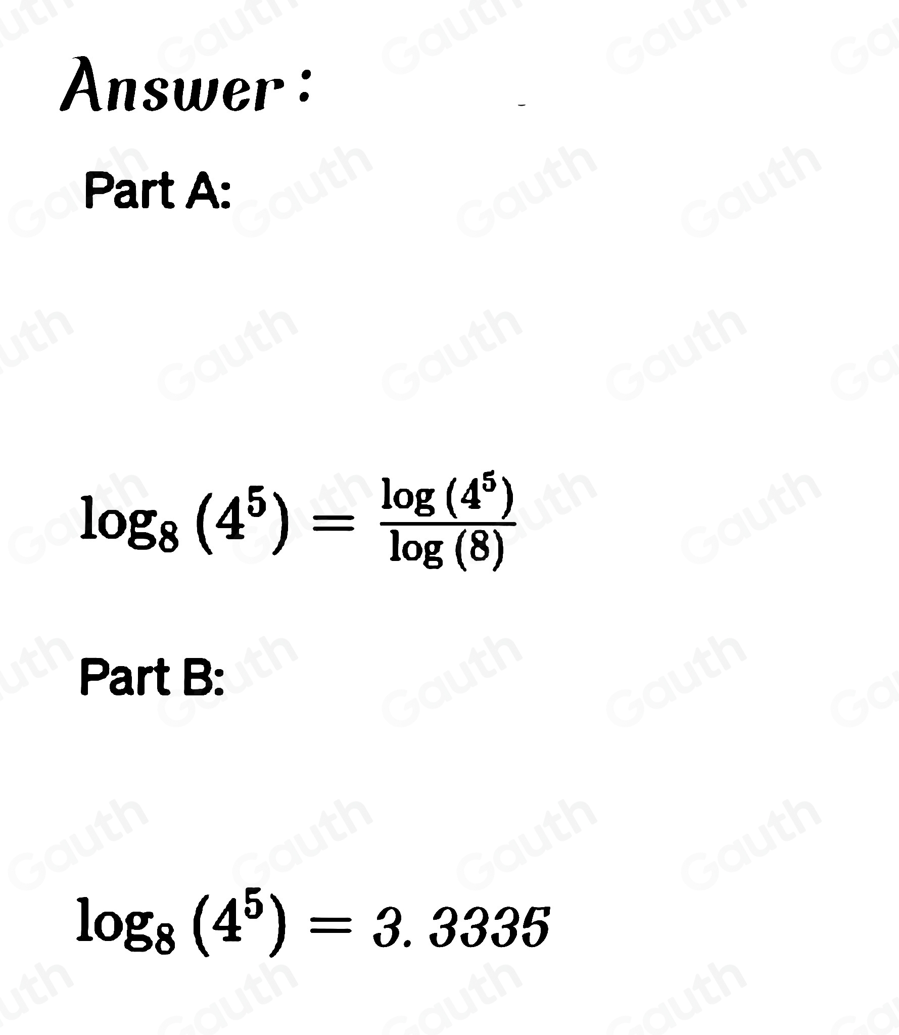 Solved: This question has two parts. First, answer Part A. Then, answer ...