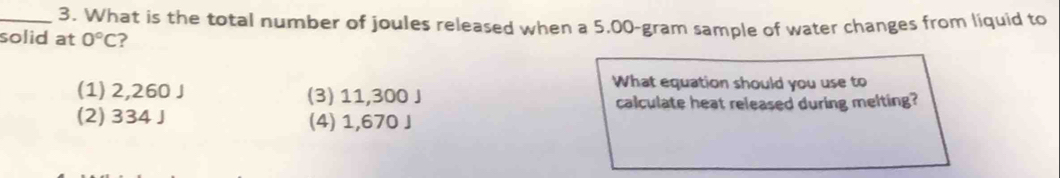 Solved: What is the total number of joules released when a 5.00-gram ...