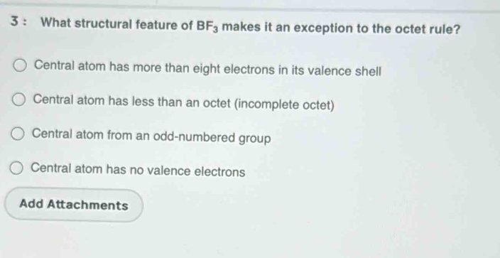 Selesai:What structural feature of BF_3 makes it an exception to the ...