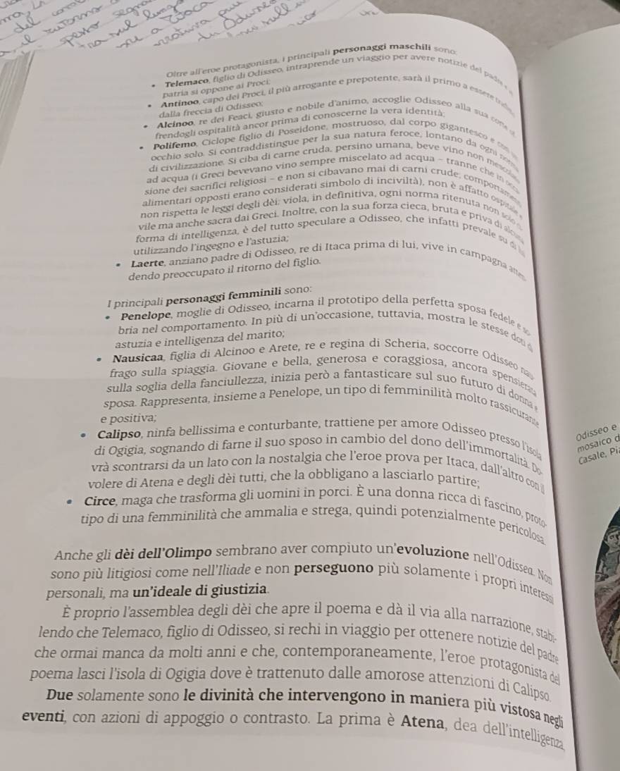 Risolto:Oltre all eroe protagonista, I principali personaggi maschili ...
