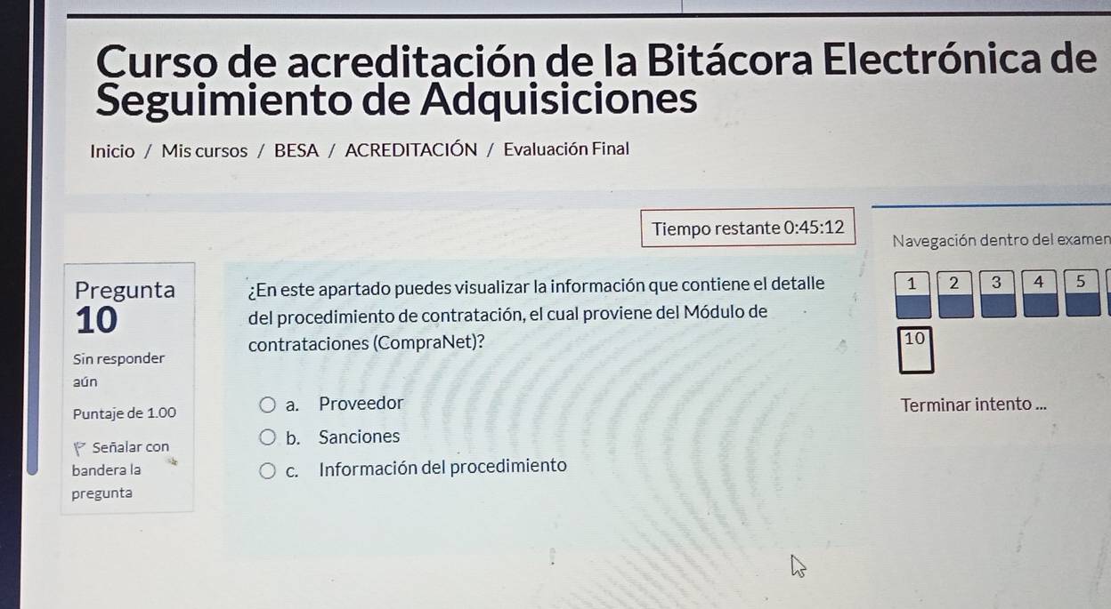 Resuelto:Curso de acreditación de la Bitácora Electrónica de ...