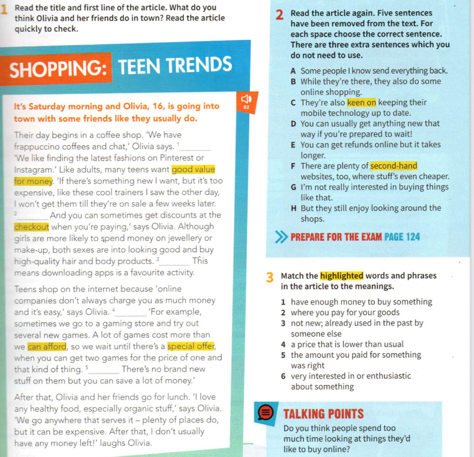 Solved: Read the title and first line of the article. What do you think ...