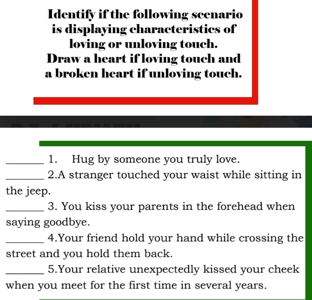 Solved: Identify if the following scenario is displaying ...