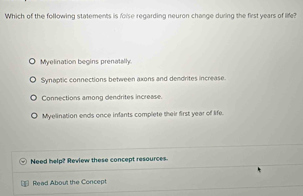 Solved: Which of the following statements is false regarding neuron ...