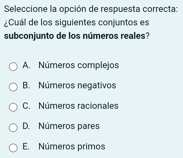Resuelto:Seleccione la opción de respuesta correcta: ¿Cuál de los ...