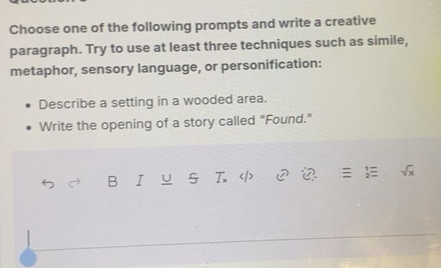 Solved: Choose one of the following prompts and write a creative ...
