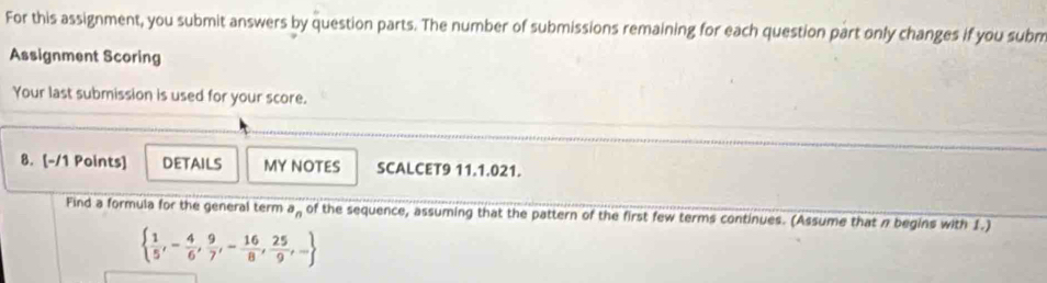 Solved: For this assignment, you submit answers by question parts. The ...