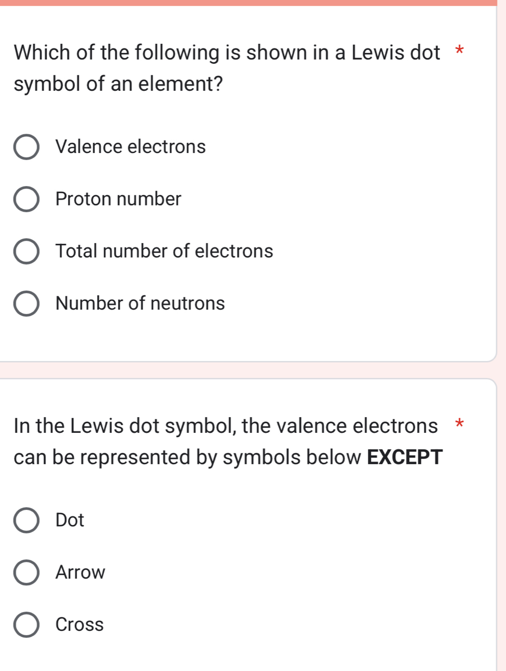 Selesai:Which of the following is shown in a Lewis dot * symbol of an ...