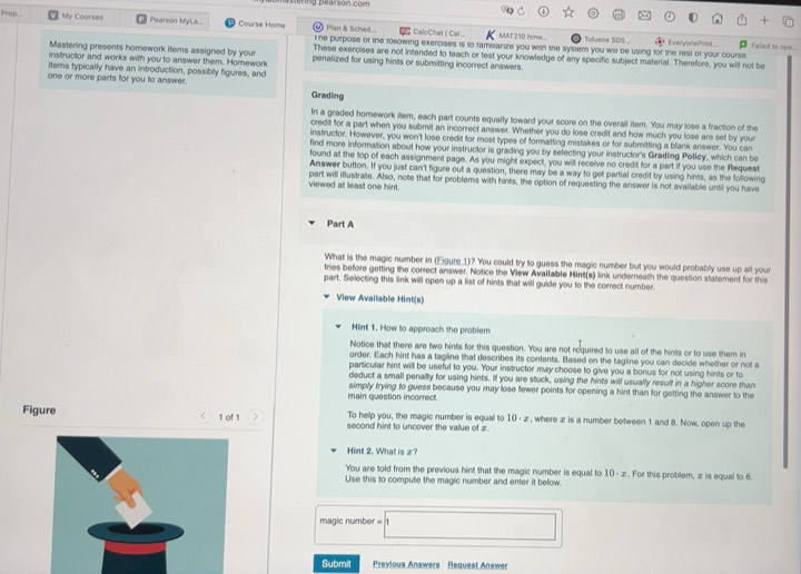 Solved: ng.pearson.com Prop... My Courses Pearson MyLa... Course Home ...