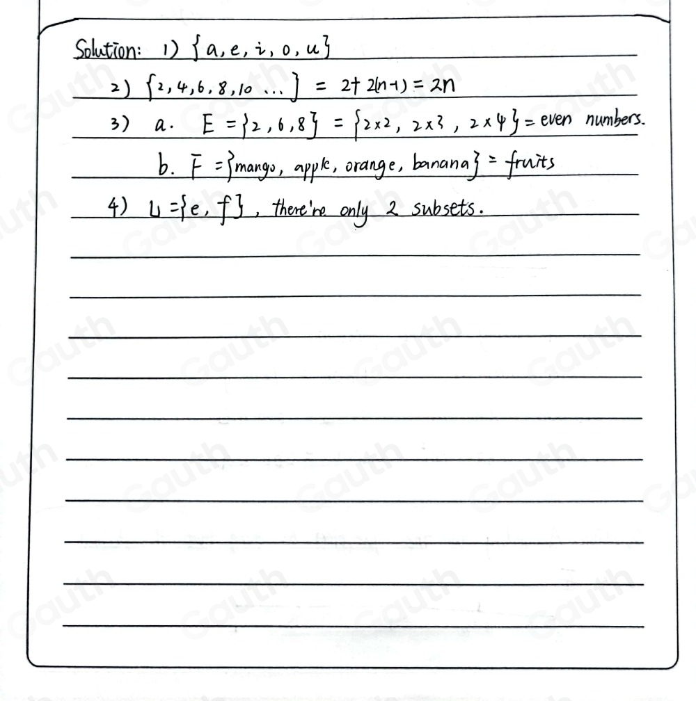 Solved: What’s More 1) Write in roster method: the set of vowels in the ...