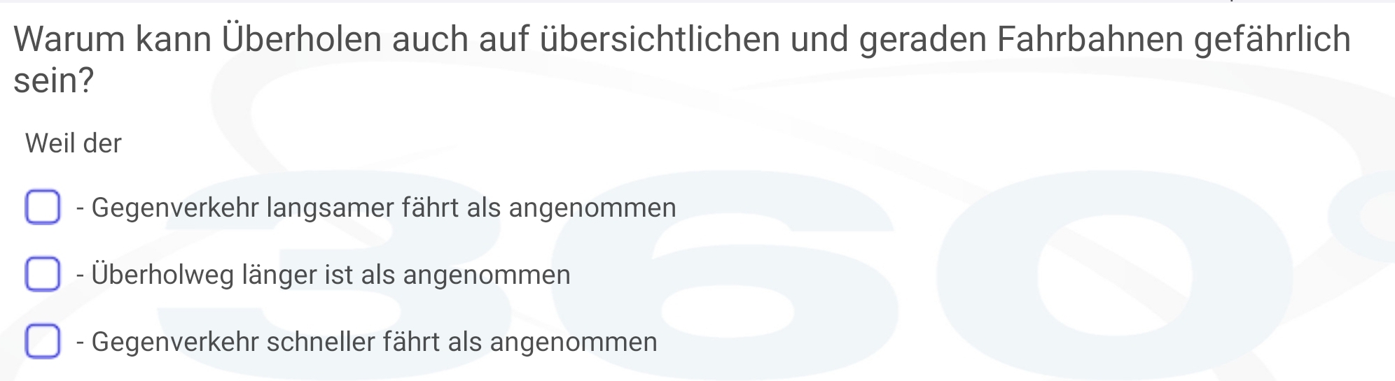 Weshalb Kann Uberholen Auch Auf Ubersichtlichen