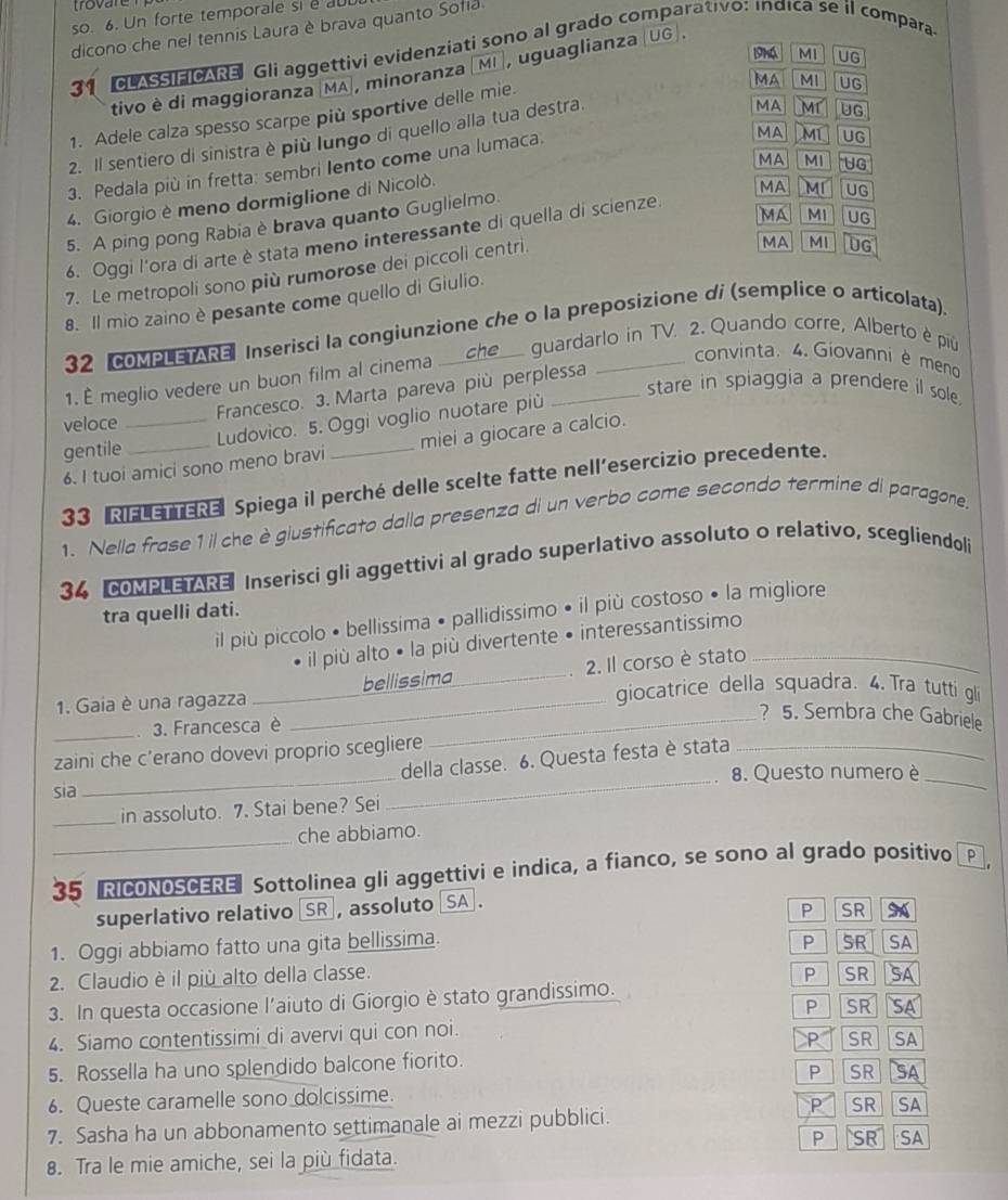 Risolto:trovare so. 6. Un forte temporale s e 00 dicono che nel tennis ...