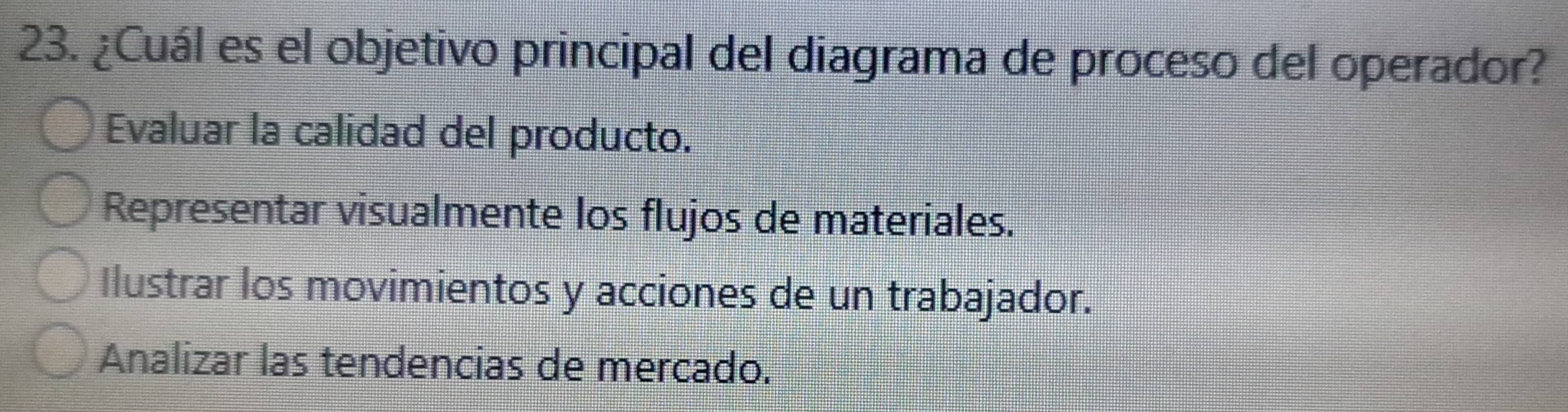 Resuelto:¿Cuál es el objetivo principal del diagrama de proceso del ...