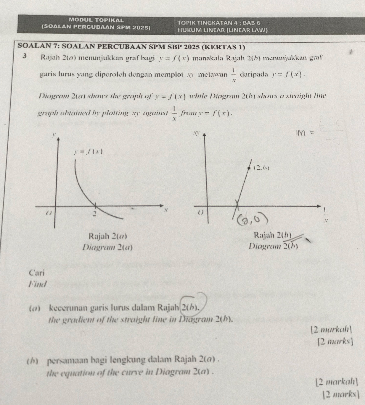 Selesai:MODUL TOPIKAL TOPIK TINGKATAN 4 ： BAB 6 (SOALAN PERCUBAAN SPM ...