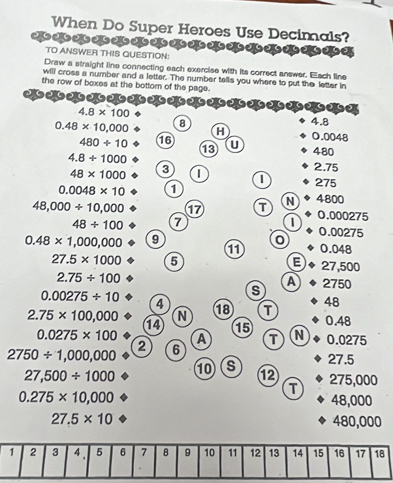 Solved: When Do Super Heroes Use Decimals? C GTG 、 TO ANSWER THIS ...