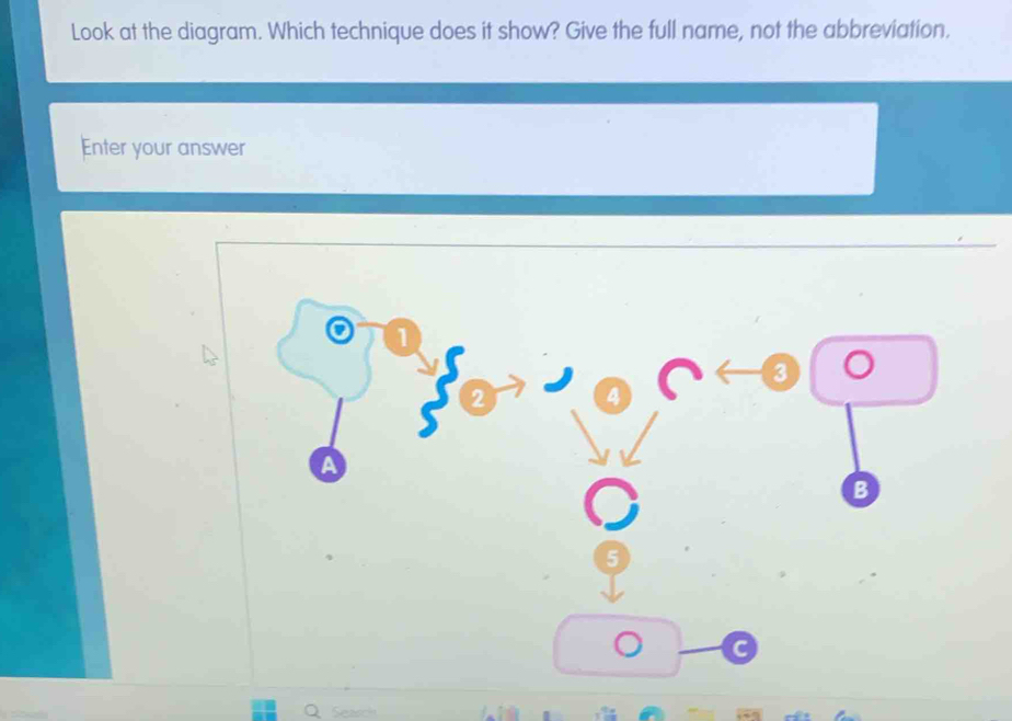 Solved: Look at the diagram. Which technique does it show? Give the ...