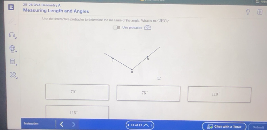 Résolu :25-26 GVA Geometry A Measuring Length and Angles Use the ...