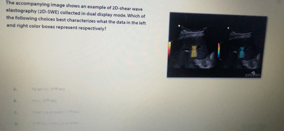 Solved: The accompanying image shows an example of 2D -shear wave ...