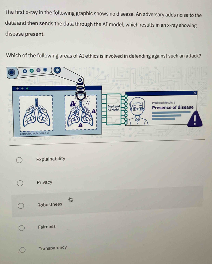 Solved: The first x -ray in the following graphic shows no disease. An ...
