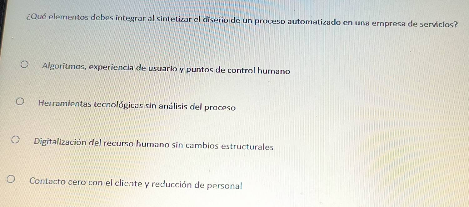 Resuelto:¿Qué elementos debes integrar al sintetizar el diseño de un ...