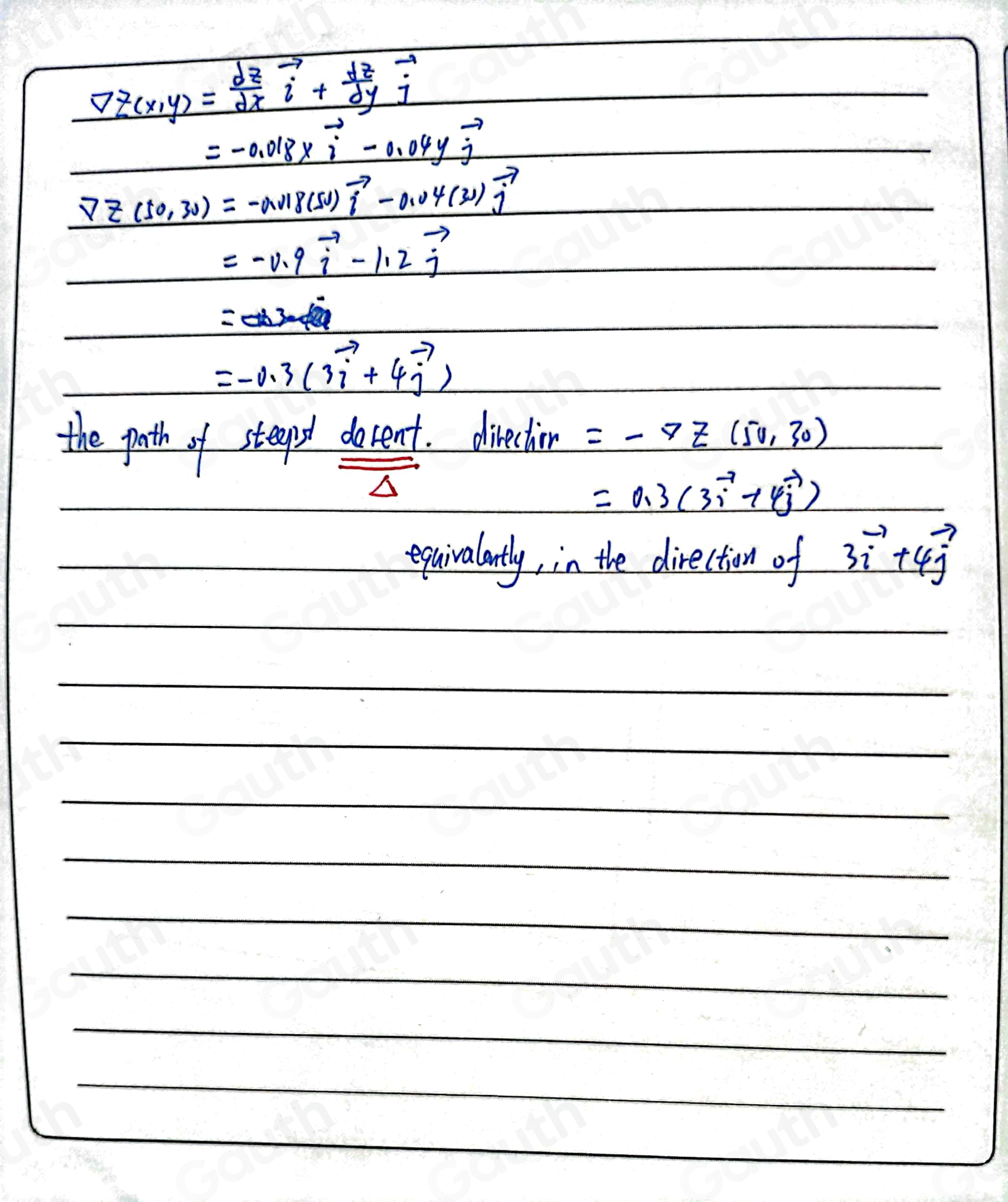 Solved: Suppose you are climbing a hill whose shape is given by z=1000 ...