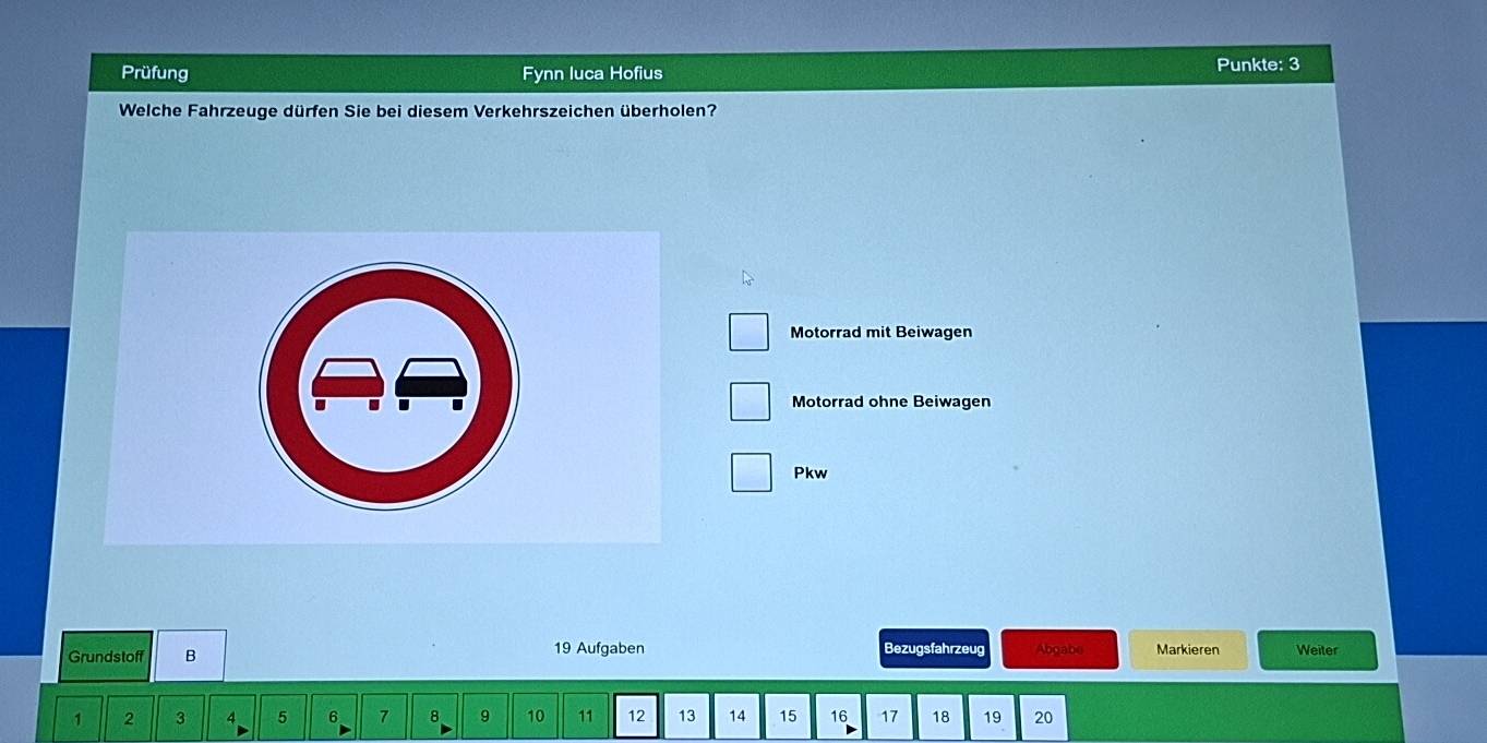 Welche Fahrzeuge Durfen Bei Diesem Verkehrszeichen Uberholen
