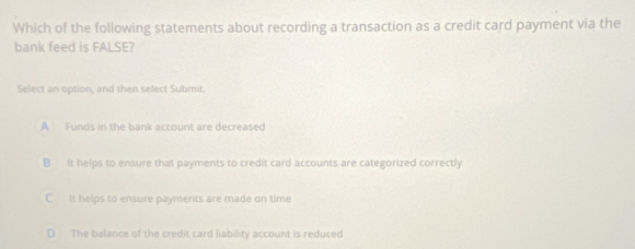 Solved: Which of the following statements about recording a transaction ...