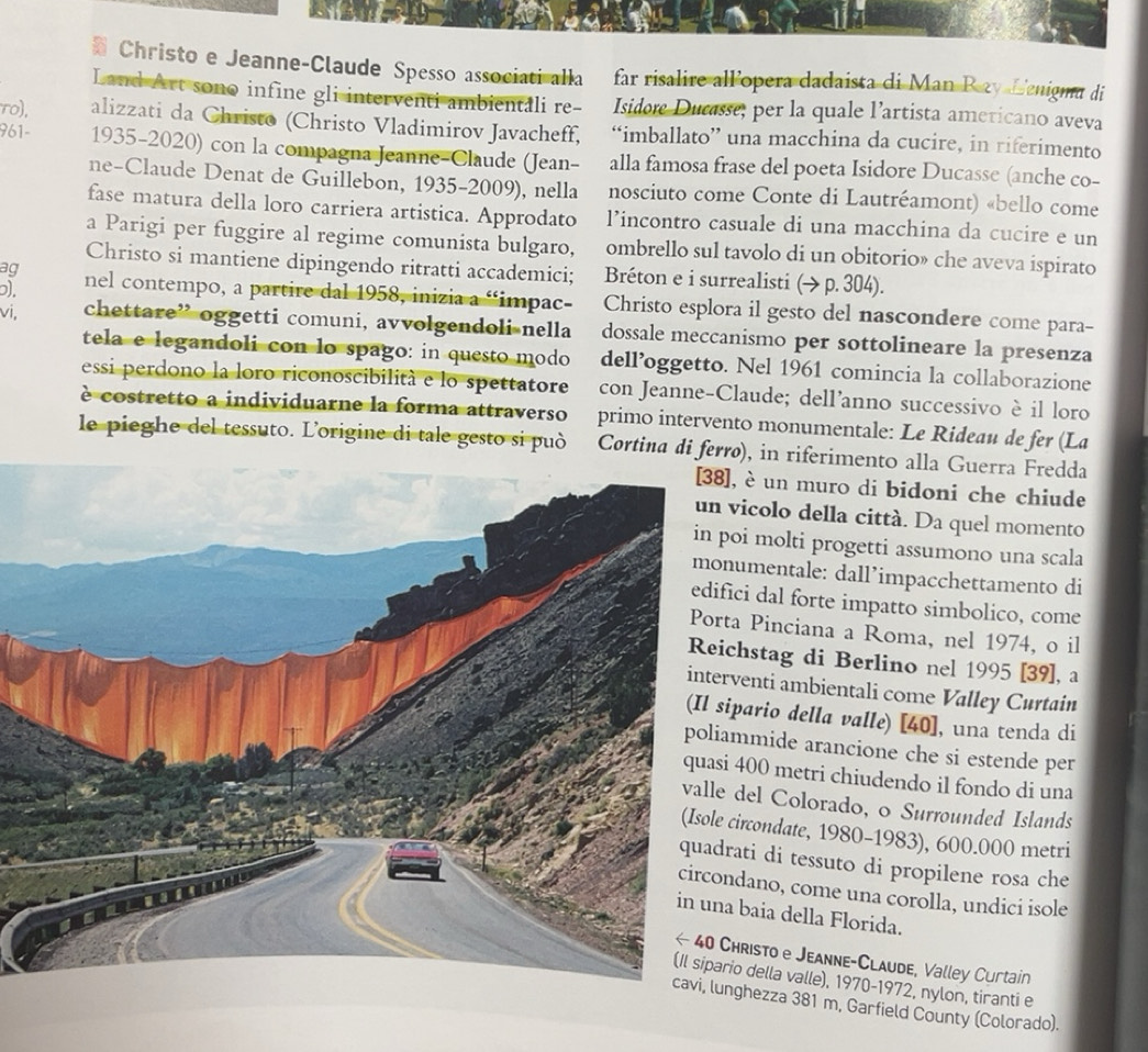 Risolto:Christo e Jeanne-Claude Spesso associati alla far risalire ...