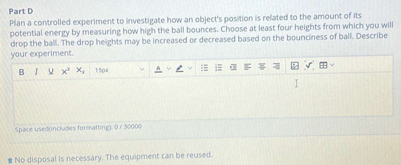 Solved: Plan a controlled experiment to investigate how an object’s ...