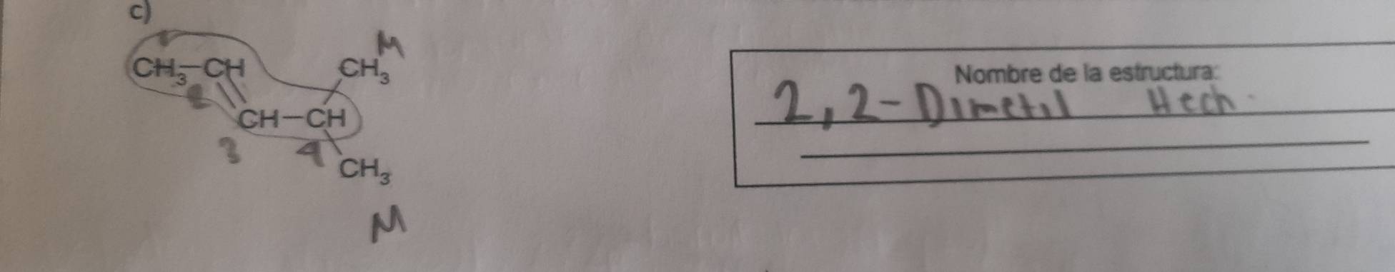 Resuelto:CH_3-CH CH_3 Nombre de la estructura: CH-CH _ _ CH_3
