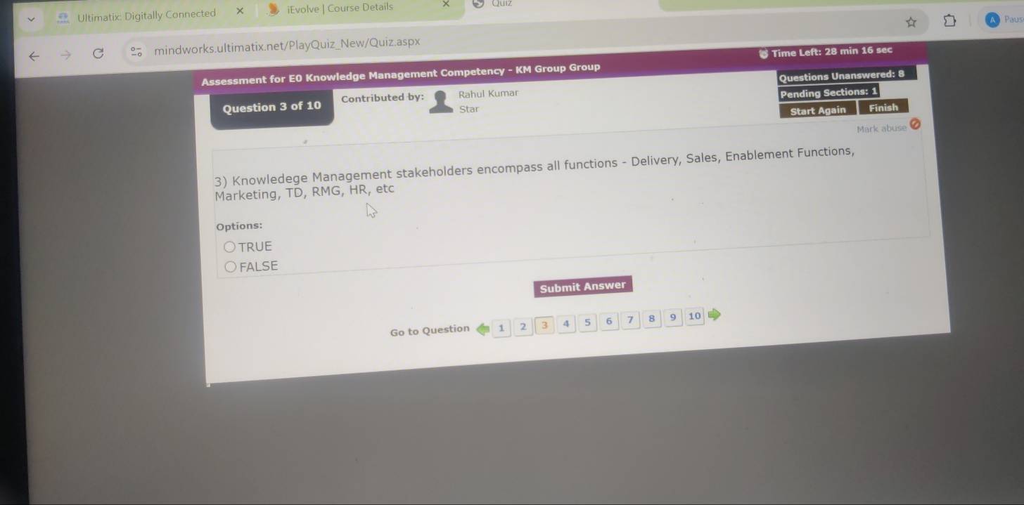 Solved: Ultimatix: Digitally Connected × iEvolve | Course Details Paus ...