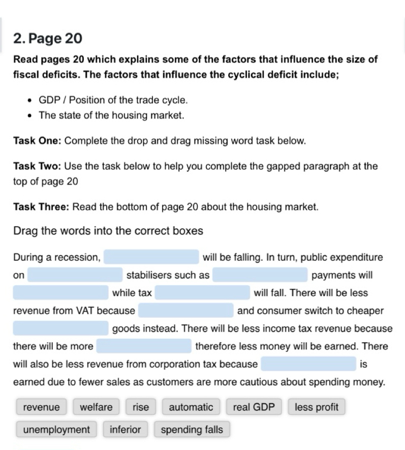 Solved: Page 20 Read pages 20 which explains some of the factors that ...